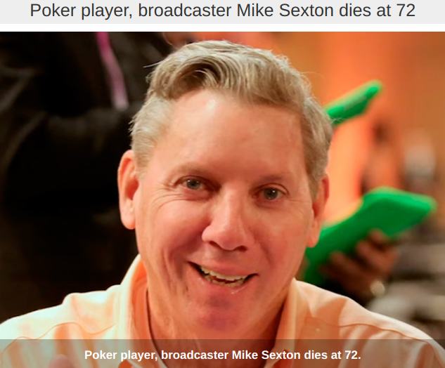 Remembering Mike Sexton - Nolan Dalla